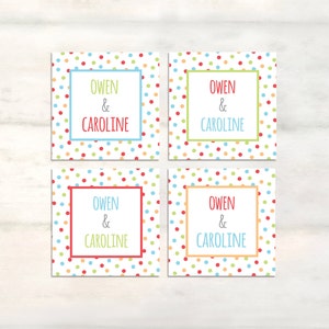 Personalized Enclosure Cards for Brother Sister Gift Tags, Kids ...