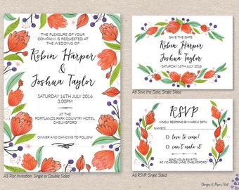 Bloom invitation | Etsy