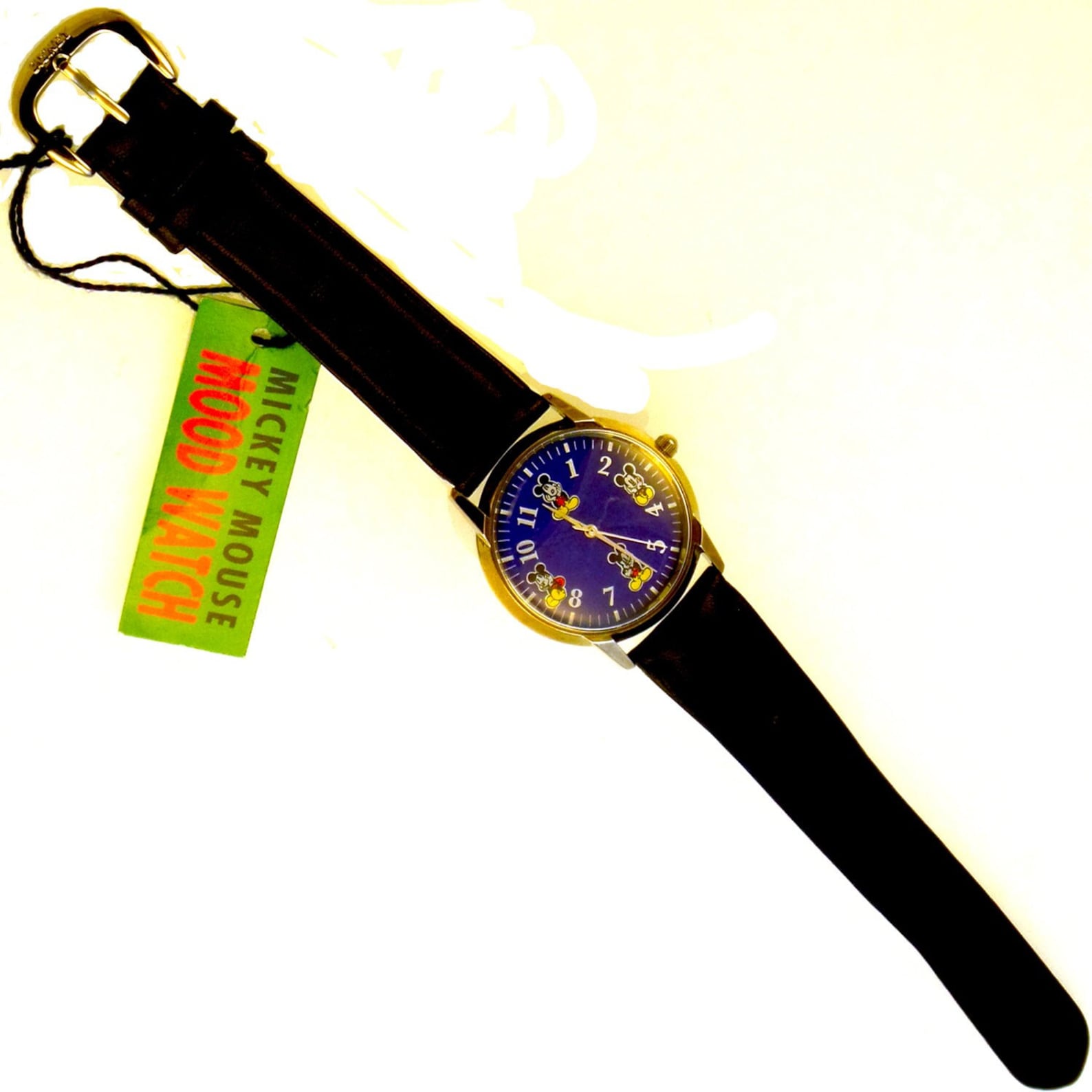 Mickey Rare Color Change Dial Fossil Disney Mood Seiko Quartz Watch ...