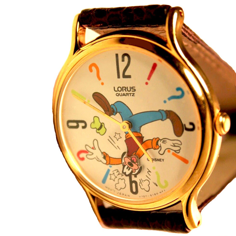 Goofy Rotating Disk of His Head, Seiko Lorus Disney Watch New Unworn ...