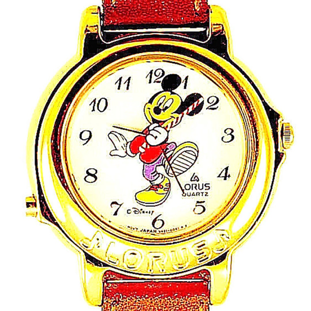 New Musical Mickey Disney Lorus,never Worn Watch, Plays Leader of the ...