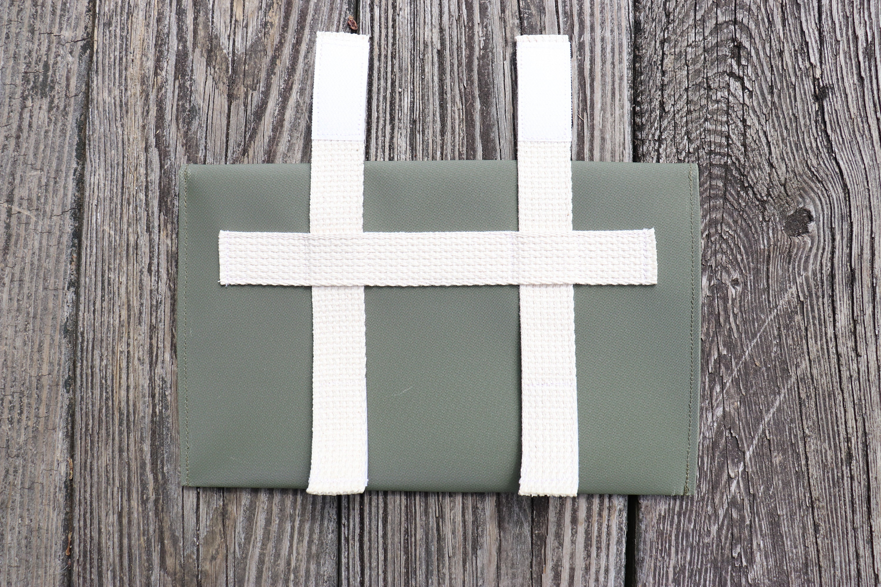 Olive Green Bike Handlebar Bag Pvc-coated Polyester - Etsy