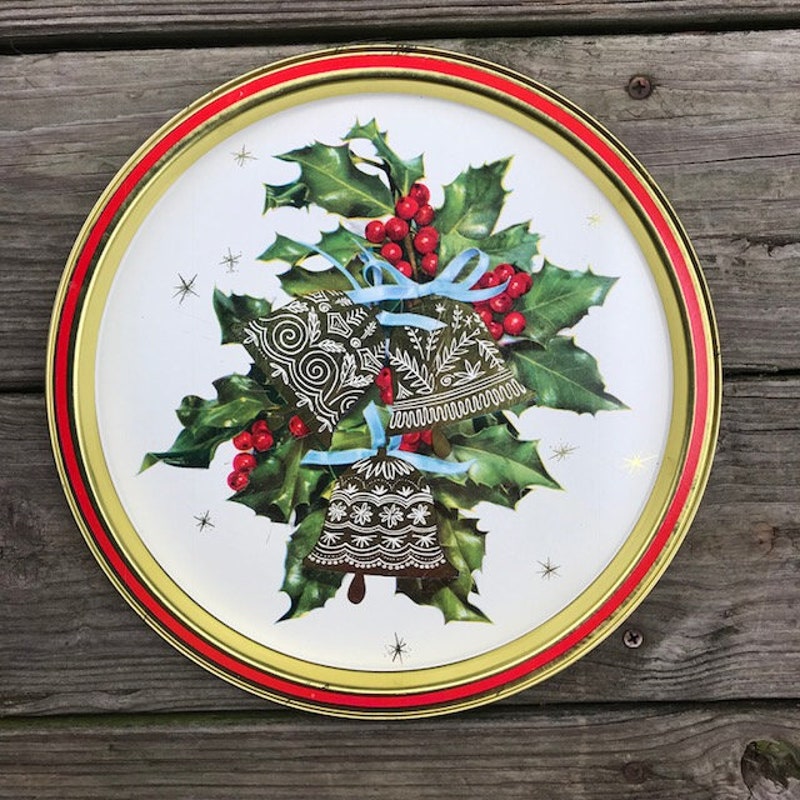 Vintage Metal Tray - Etsy