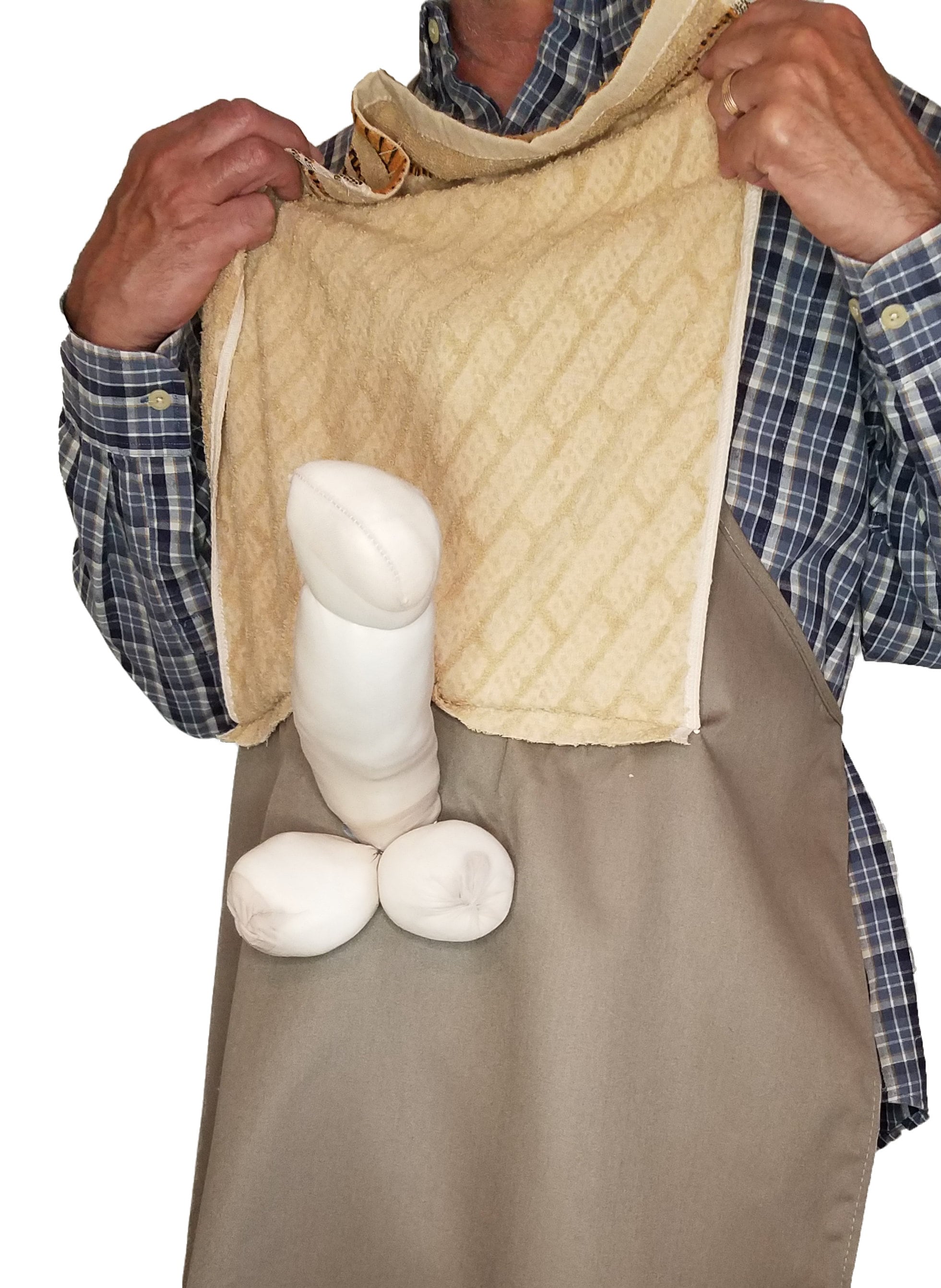 Big Johnson Fathers Day Gag T Penis Prank Apron Great Gag T Gag