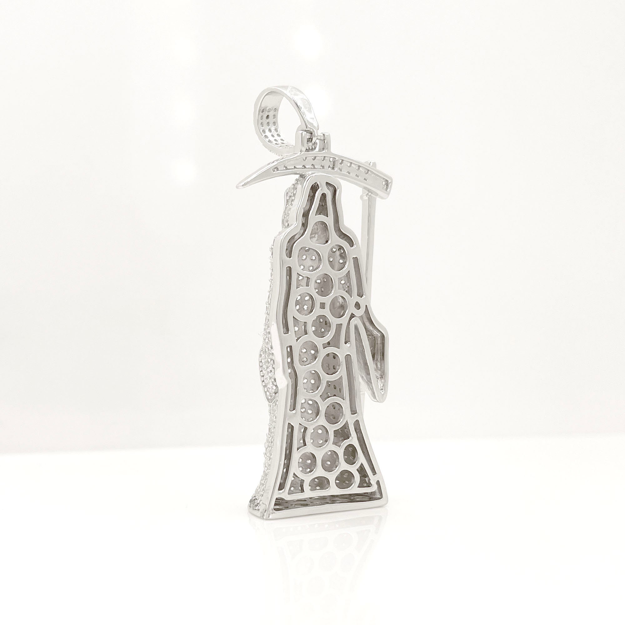 Grim Reaper Pendant the Holy Dead Pendant La Santa Muerte Pendant Angel ...