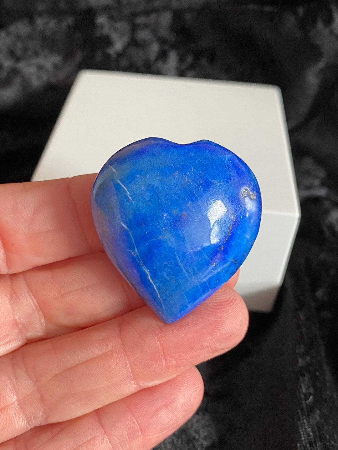 Madani Quality Lapis Lazuli Heart From Afghanistan - Etsy