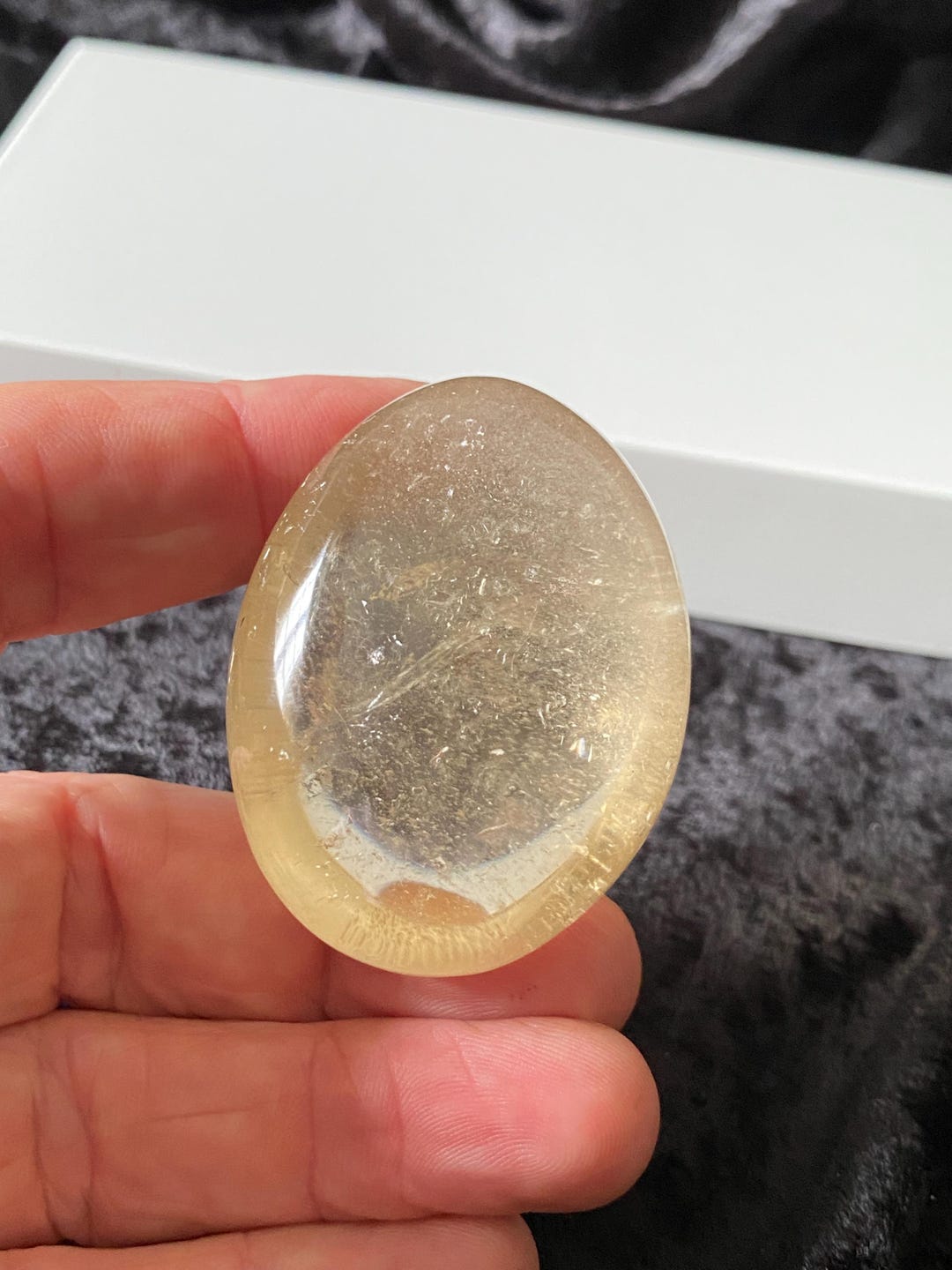 Citrine Palmstone Madagascar - Etsy