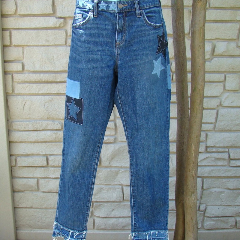Jeans With Stars - Etsy