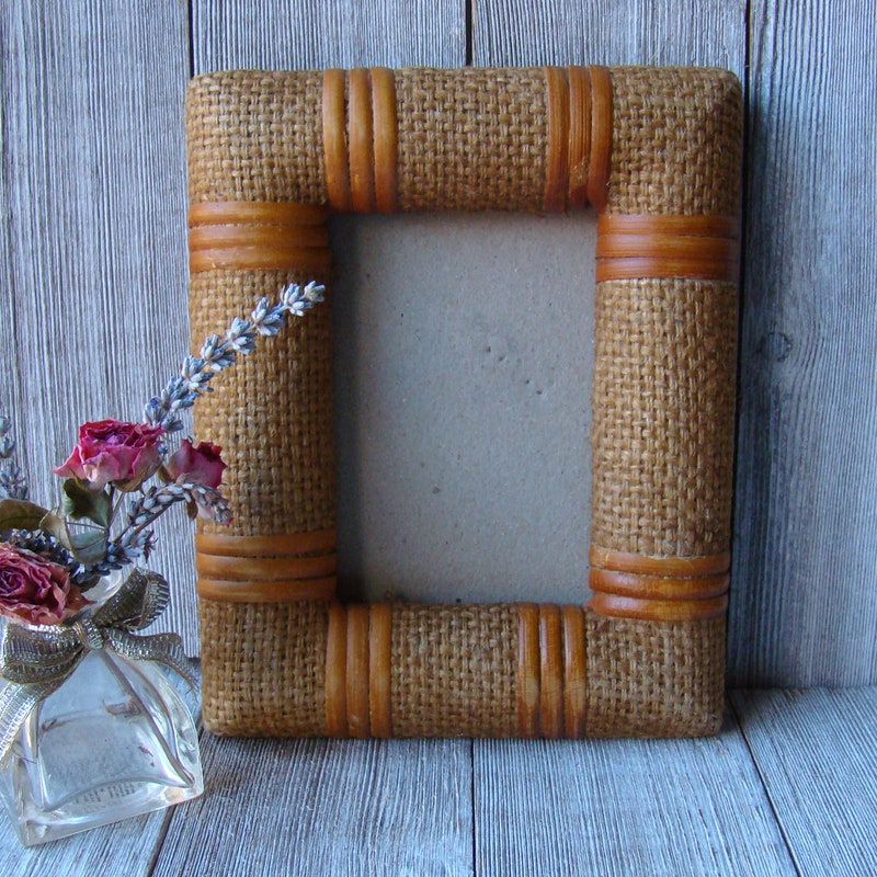Burlap Frame - Etsy