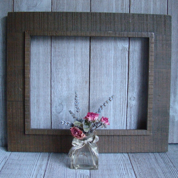 Weathered Wood Frame - Etsy