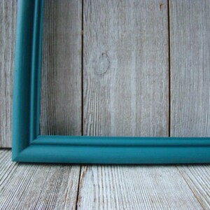 Hand Painted 8 X 10 Turquoise Blue Wood Frame - Etsy