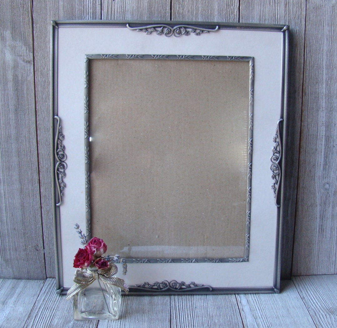 Ornate 8 X 10 Silver Toned Metal Frame - Etsy