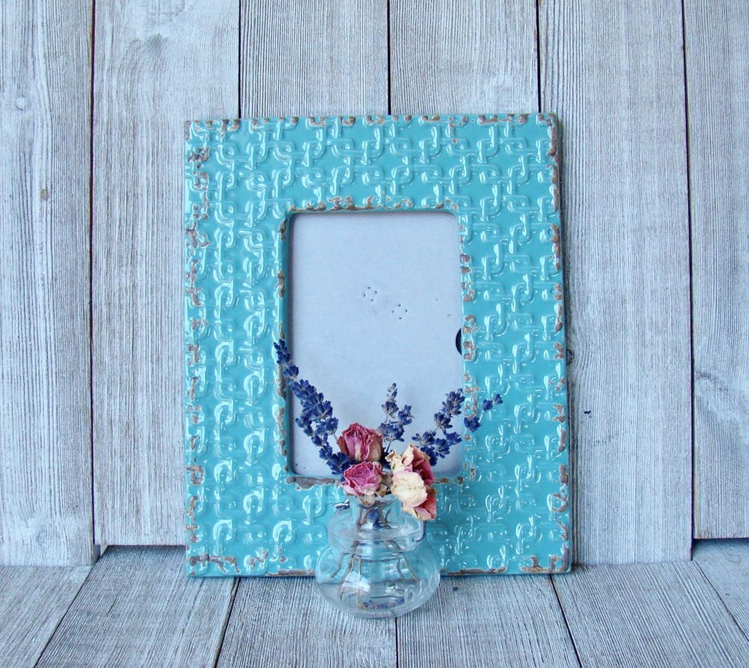 4 X 6 Aqua Blue Ceramic Frame - Etsy