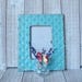 5 X 7 Aqua Blue Wood Frame - Etsy