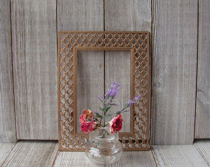 Ornate 4 X 6 Gold Frame - Etsy