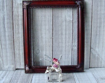 Red Enamel Picture Frame | Etsy