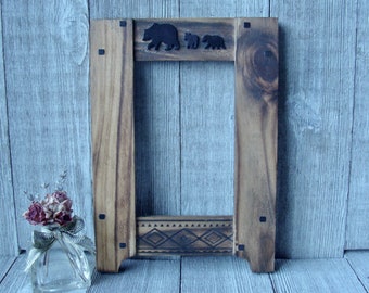 Weathered Wood Frame - Etsy