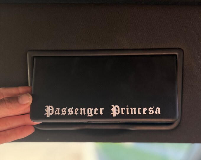 Passenger Princesa Vanity Mirror Sticker - Etsy