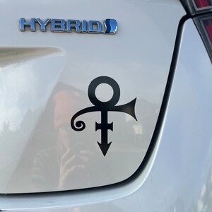 Prince Symbol Bumper and Glass Vinyl Decal - Etsy UK