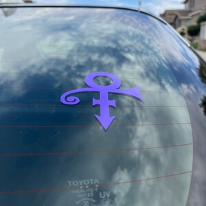 Prince Symbol Bumper and Glass Vinyl Decal - Etsy