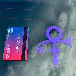 Prince Symbol Bumper and Glass Vinyl Decal - Etsy