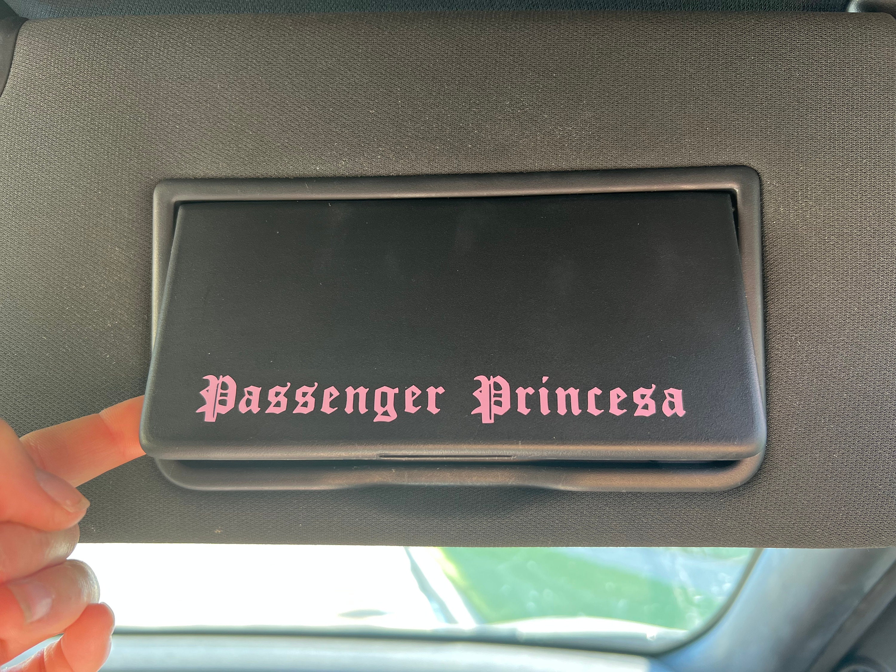 Passenger Princesa Vanity Mirror Sticker - Etsy