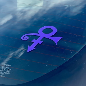 Prince Symbol Bumper and Glass Vinyl Decal - Etsy