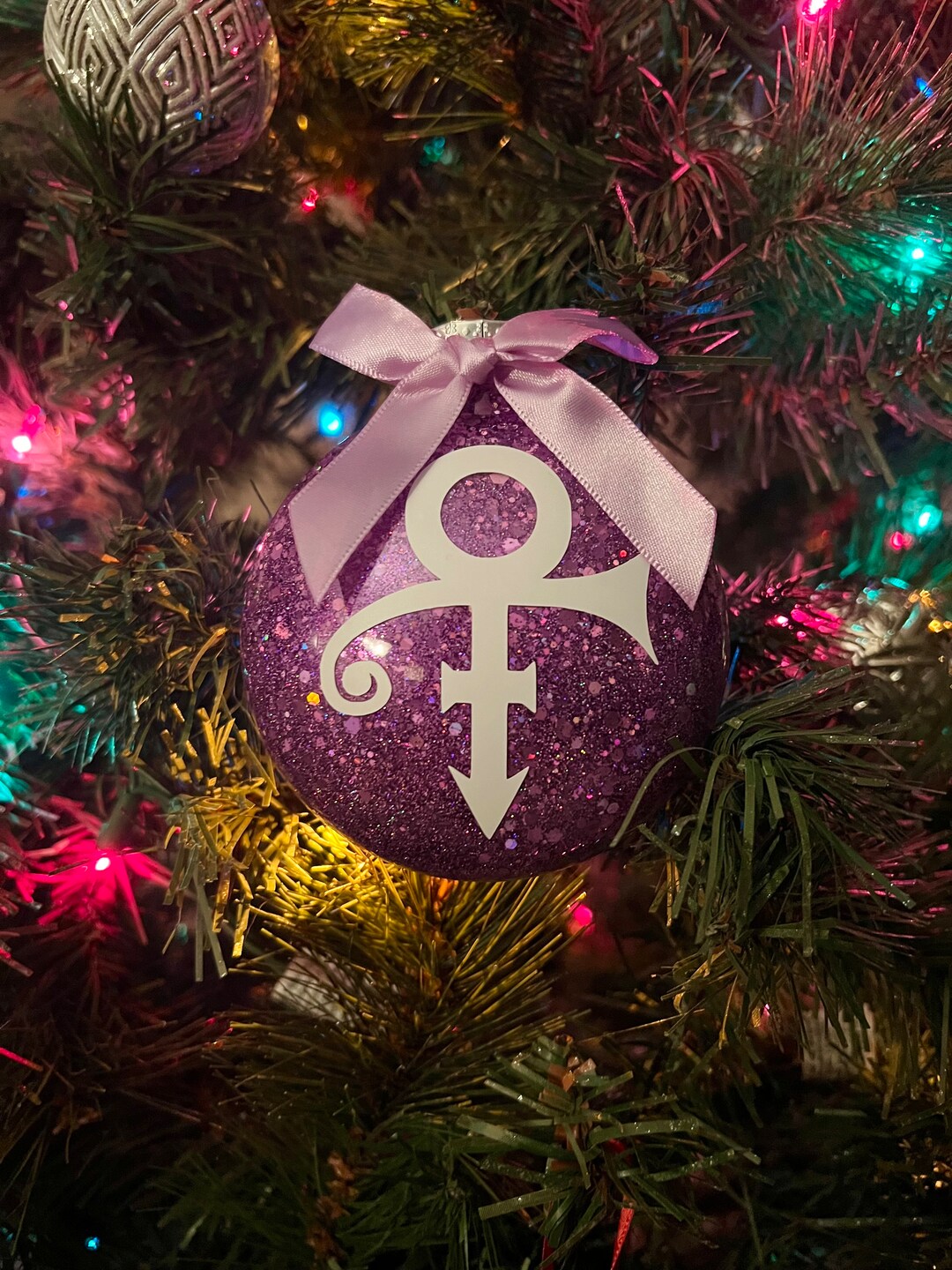 Prince Decal Glitter Ornament - Etsy