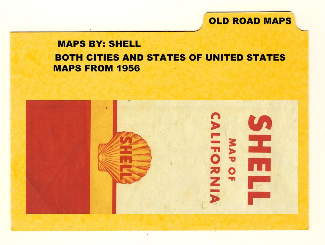 Shell Maps 7 Maps - Etsy