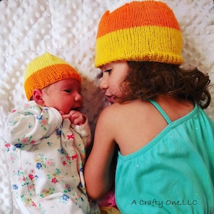 Pumpkin Hat Baby Candy Corn Hat Newborn Fall Baby Toddler Fall Hats ...