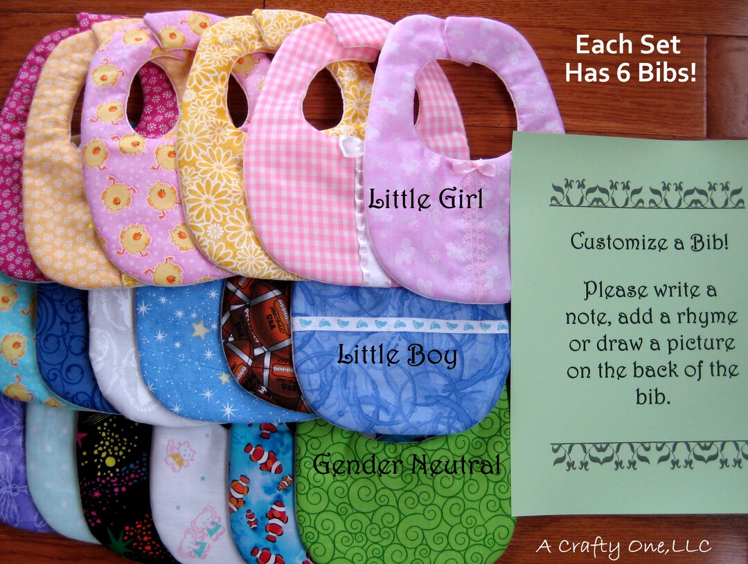 Bib Decorating Station, Baby Shower Games Boy,baby Shower Games Girl ...
