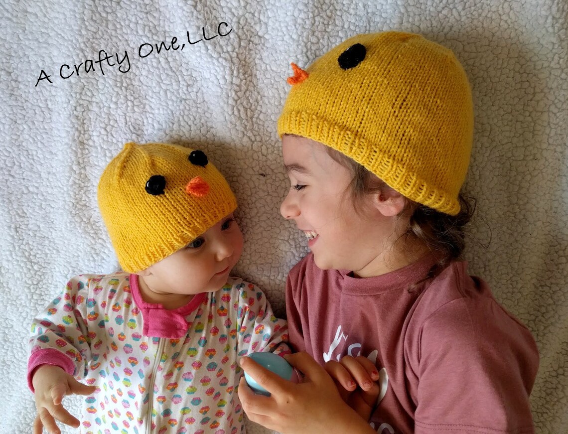 Baby Chick Hat Easter Newborn Hat Yellow Baby Easter Chick | Etsy