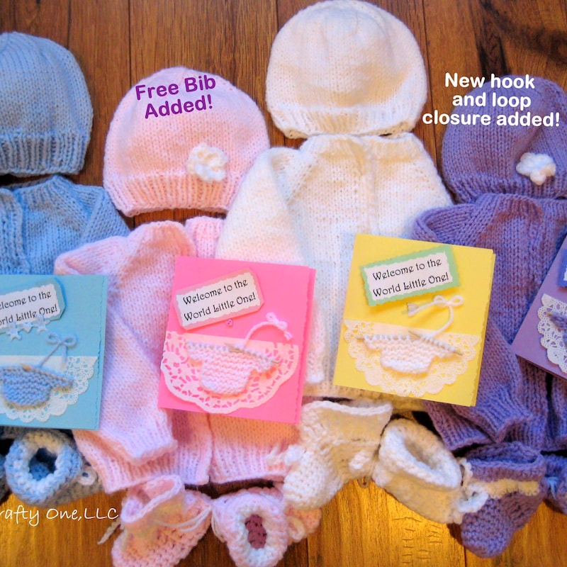 Hand Knitted Infant Sets - Etsy