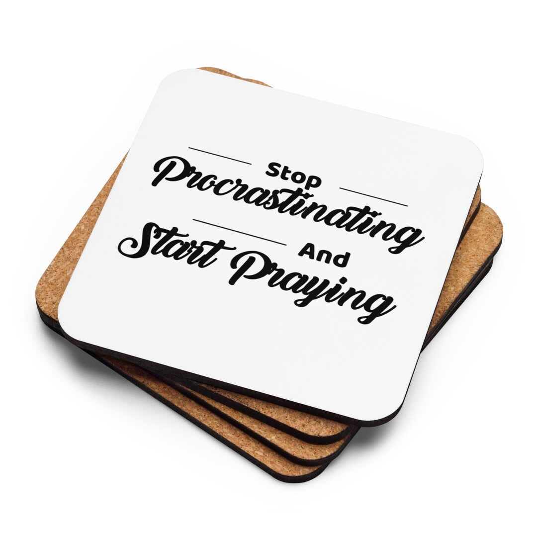 Cork-back Coaster-prayer - Etsy