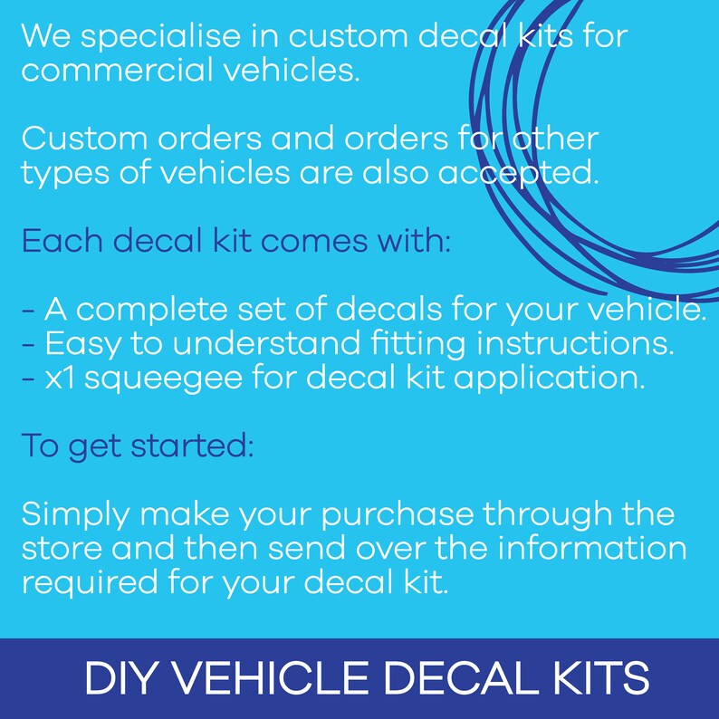 Custom Large Van/vehicle Graphics Kit. - Etsy