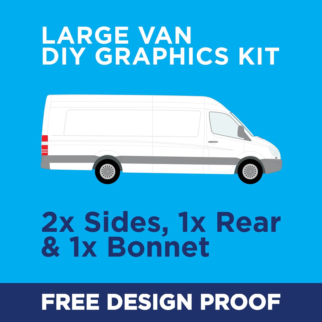 Custom Large Van/vehicle Graphics Kit. - Etsy