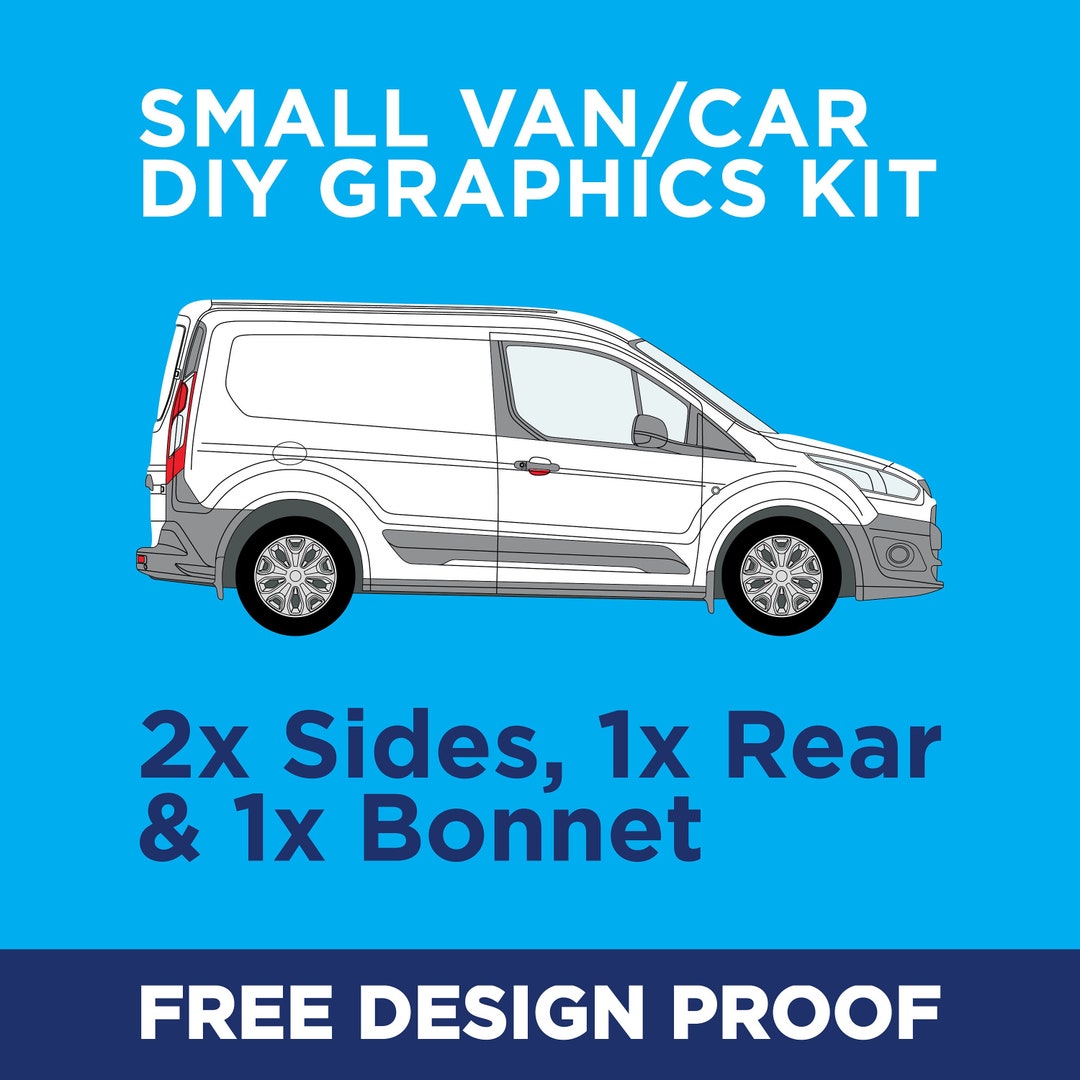 Custom Small Van/vehicle Graphics Kit. - Etsy