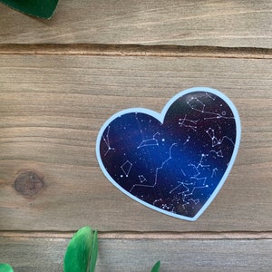 CUSTOM NIGHT SKY Sticker | Personalized Starry Night Sticker ...