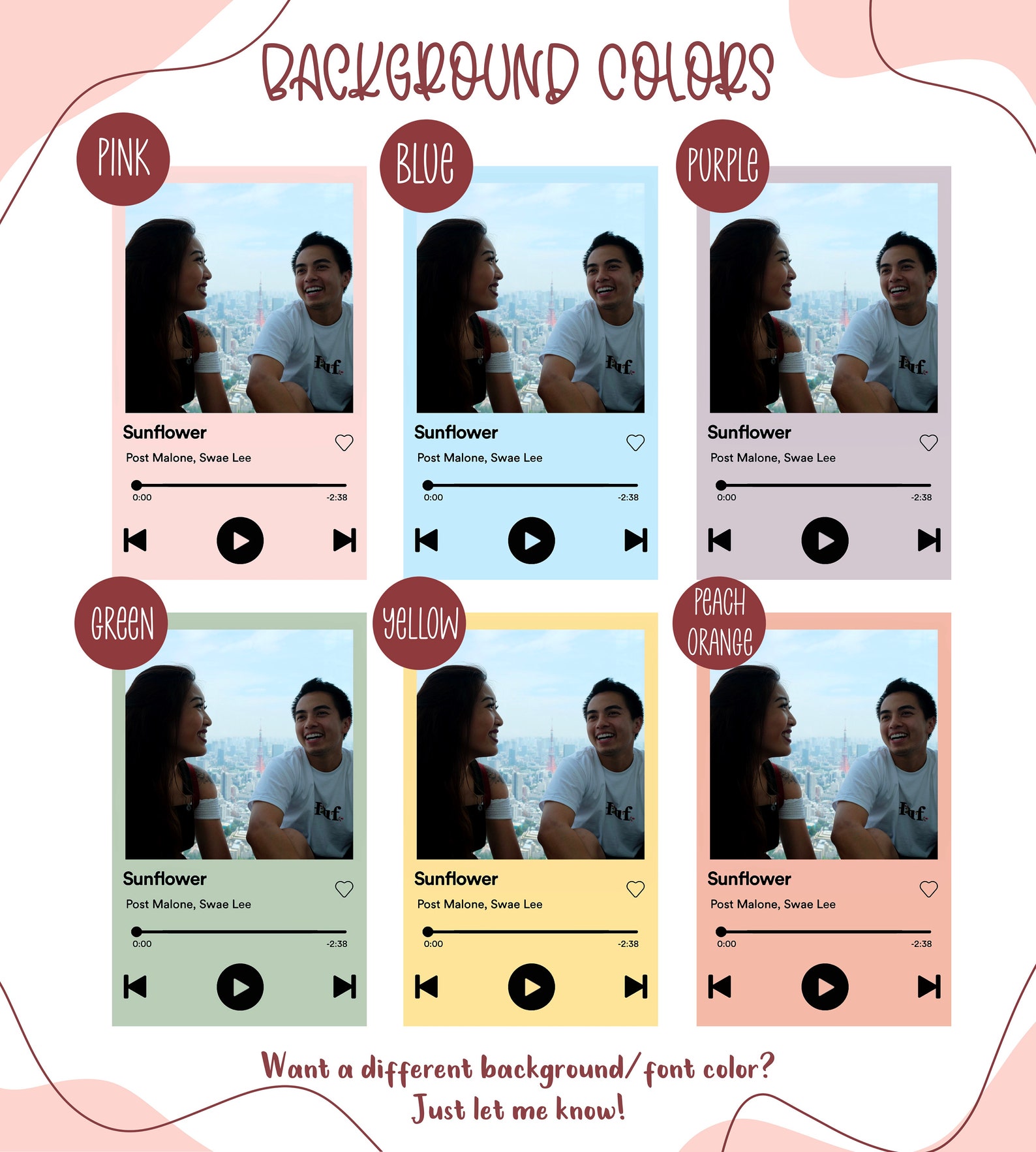 CUSTOMIZABLE Spotify Album Sticker Scannable Spotify Code Personalized ...