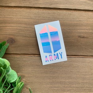 ARMY Logo Vinyl Decal | HOLOGRAPHIC Vinyl | Metallic Vinyl ...