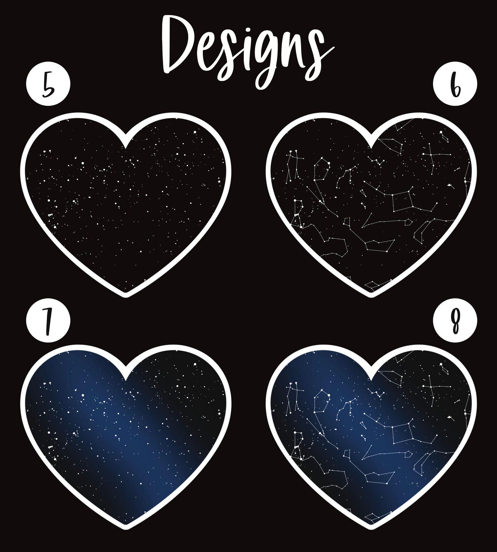 CUSTOM NIGHT SKY Sticker Personalized Starry Night Sticker - Etsy