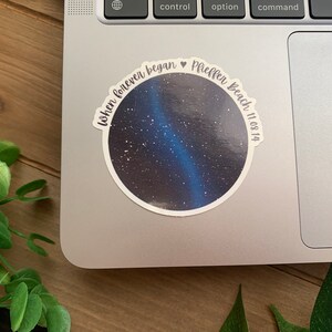 CUSTOM NIGHT SKY Sticker | Personalized Starry Night Sticker ...