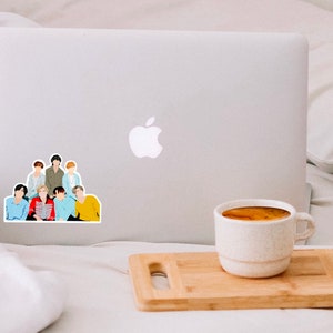 BTS Sticker | BTS Group Sticker | Faceless Portrait Sticker | Water ...
