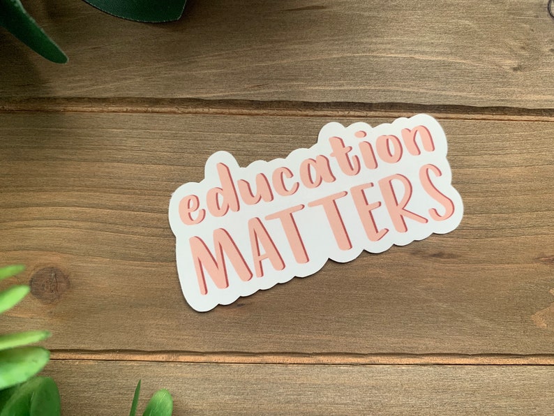 Boho TEACHER Sticker Pack Education Aesthetic Water | Etsy