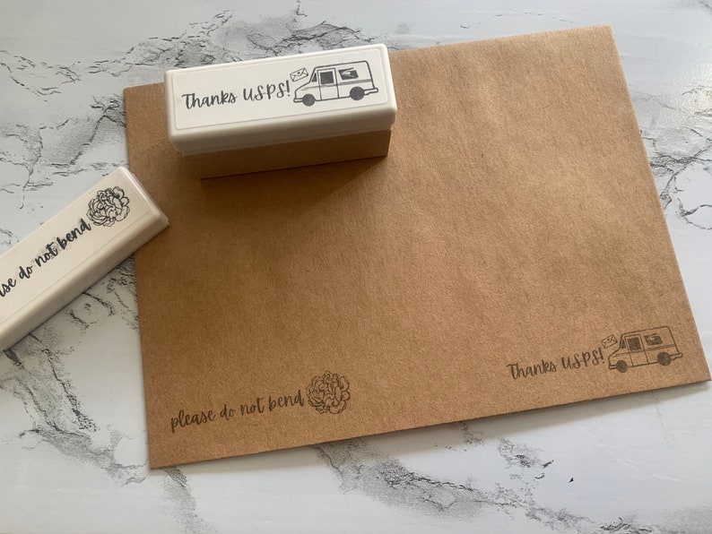 Thanks USPS Stamp | Cute Thank You Stamp | Self Inking Stamper ...