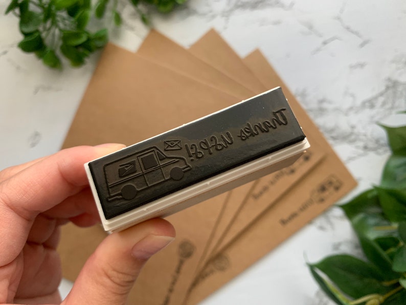 Thanks USPS Stamp | Cute Thank You Stamp | Self Inking Stamper ...