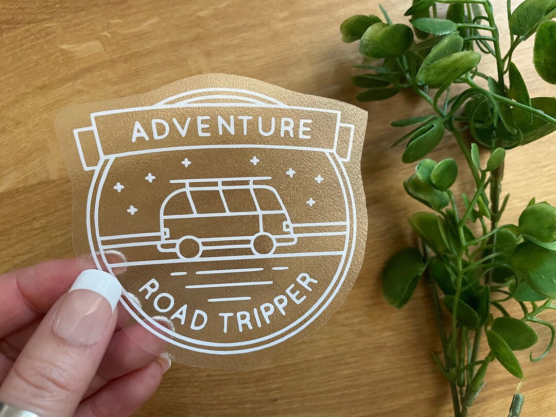 Adventure Vinyl Decal | Travel Decals | HOLOGRAPHIC | Metallic Vinyl ...