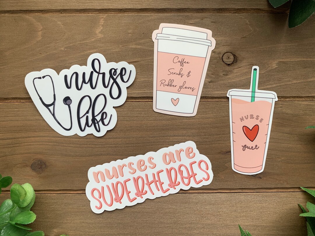 Nurse Sticker Pack | Nurses | Nurse Life | Healthcare | Water Resistant ...