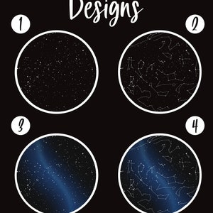 CUSTOM NIGHT SKY Sticker | Personalized Starry Night Sticker ...
