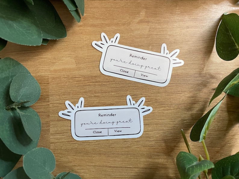 Aesthetic You're Doing Great Sticker | Cute Reminder | Pastel Pink ...